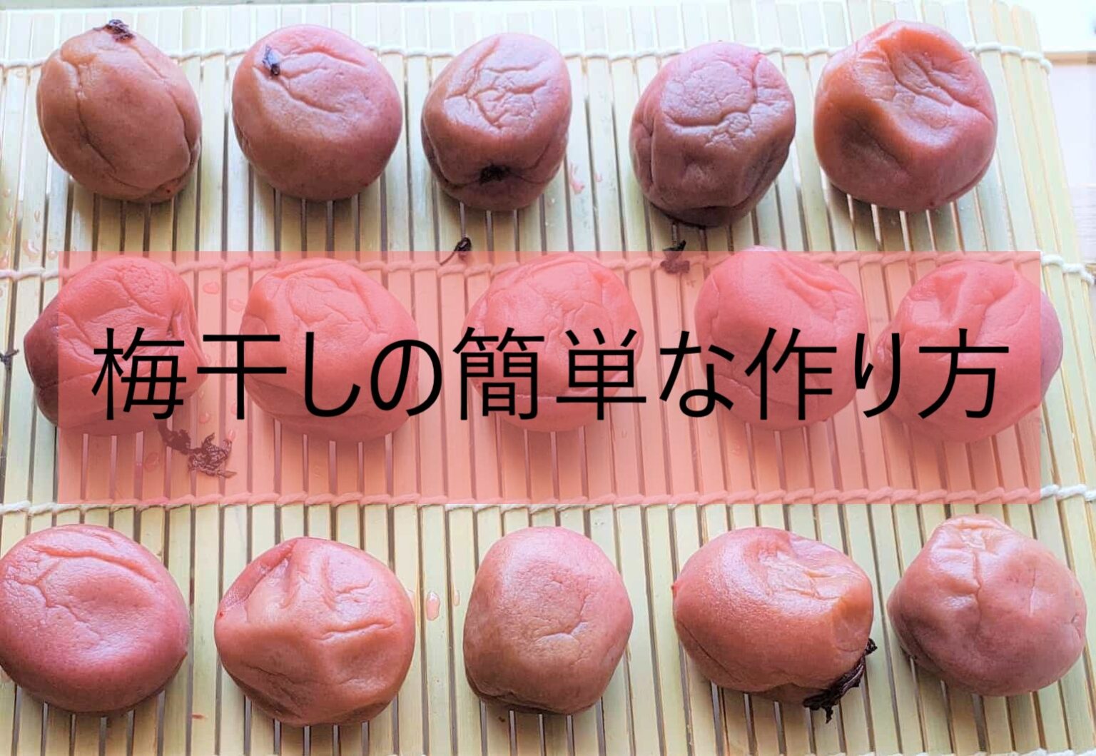 【超簡単】梅ペーストの作り方＆アレンジレシピ3選を写真付きで紹介 | amivlog